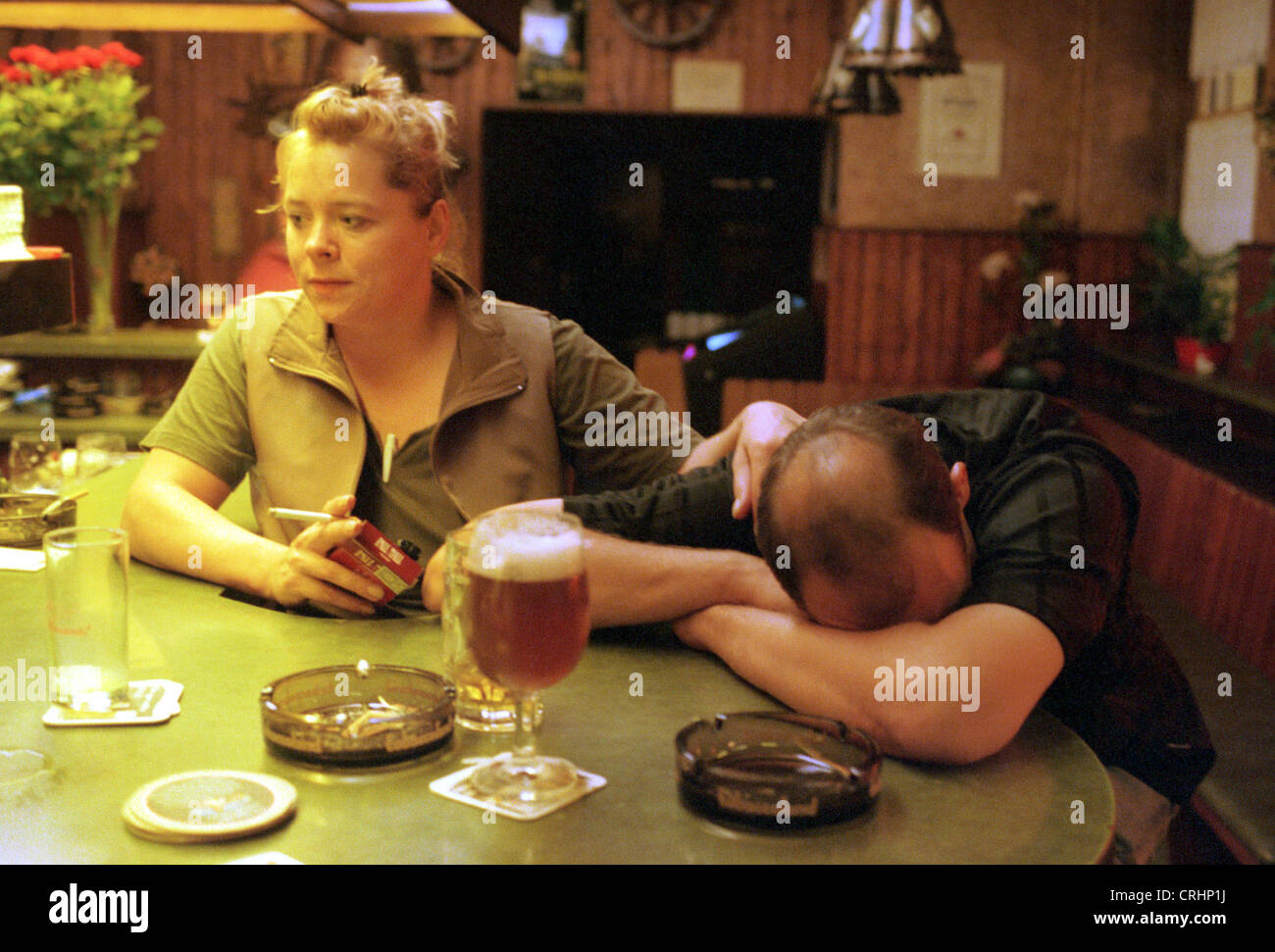 Berlin, Germany, the scene in a corner bar in Neukölln Stock Photo - Alamy