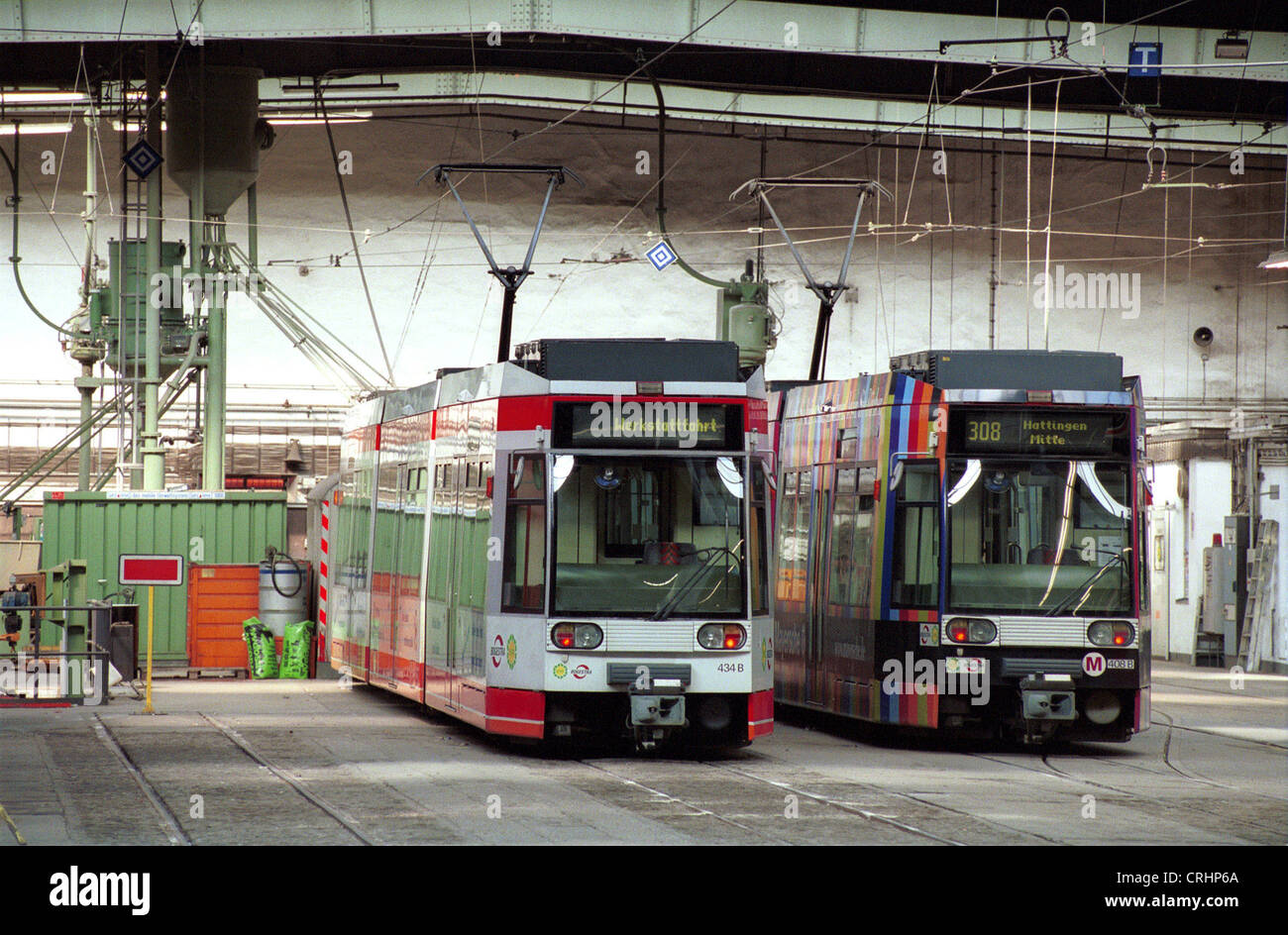 Bochum, Germany, trams operating in the BOGESTRA Stock Photo - Alamy