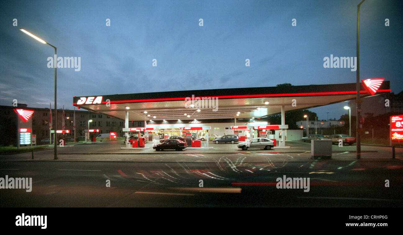 Berlin, Germany, DEA petrol station Stock Photo - Alamy