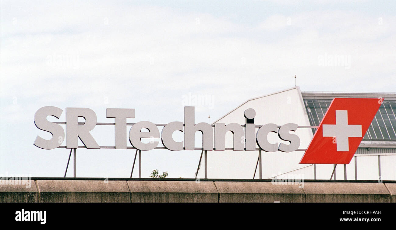 Zurich, Switzerland, Logo of SR Technics Stock Photo - Alamy