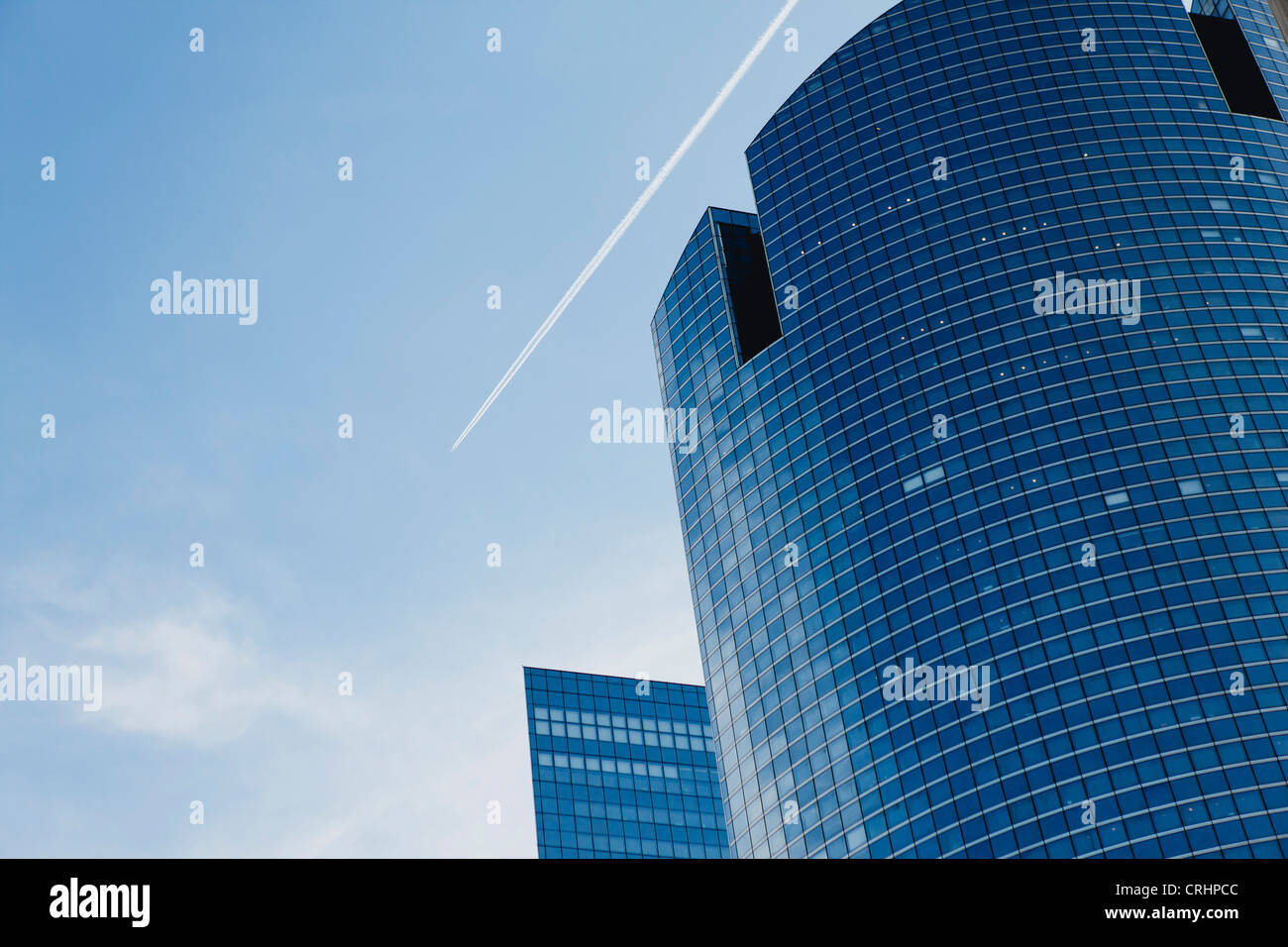Modern skyscraper, low angle view Stock Photo - Alamy