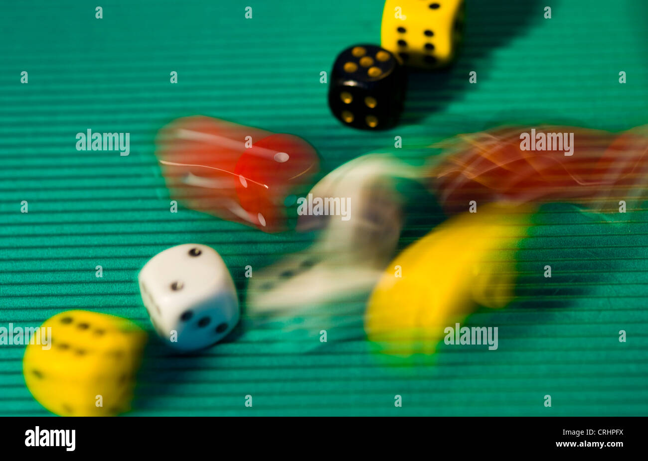Dice in motion hi-res stock photography and images - Alamy