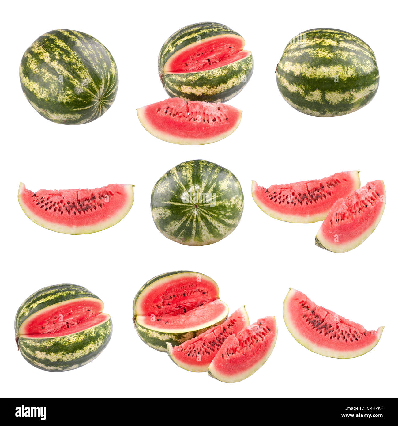 Water melons melons Cut Out Stock Images & Pictures - Alamy