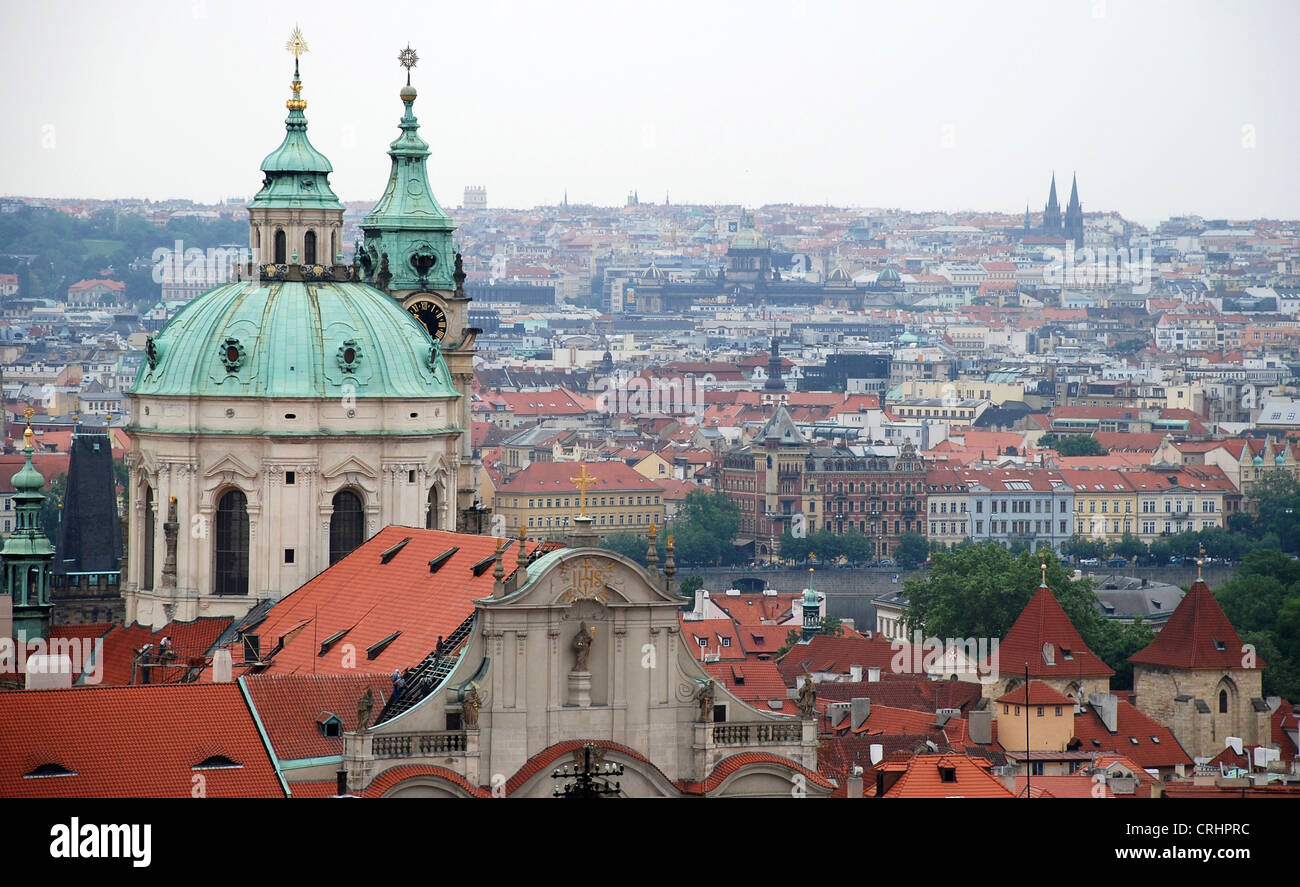 town view, Czech Republic Stock Photo - Alamy
