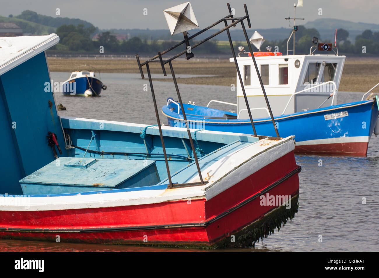 Montrose basin at low tide exposing Sandbanks And Mudflats. Angus ...