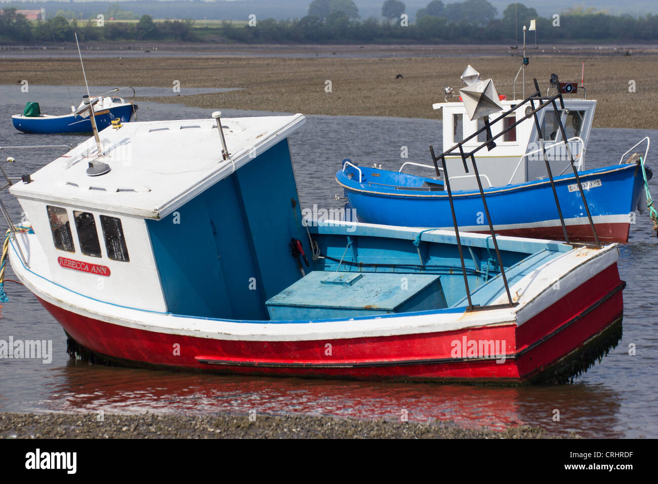 Montrose basin at low tide exposing Sandbanks And Mudflats. Angus ...