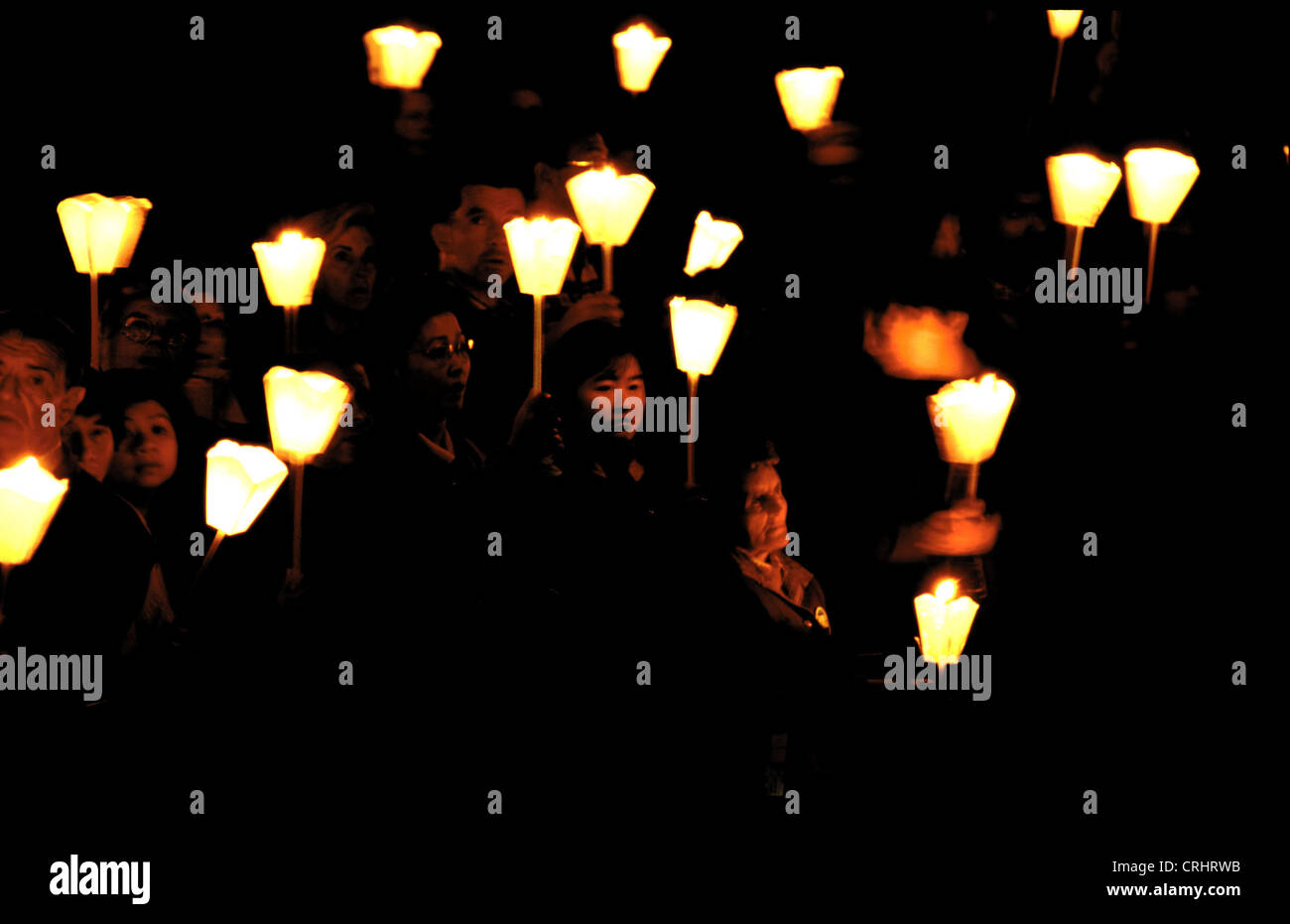 Lourdes procession hi-res stock photography and images - Alamy