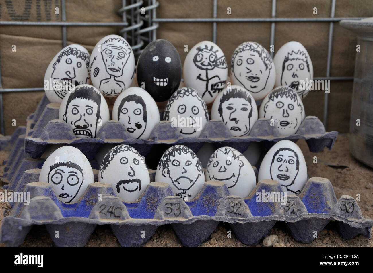 Soldiers at a patrol base in Afghanistan celebrate Easter sunday by ...