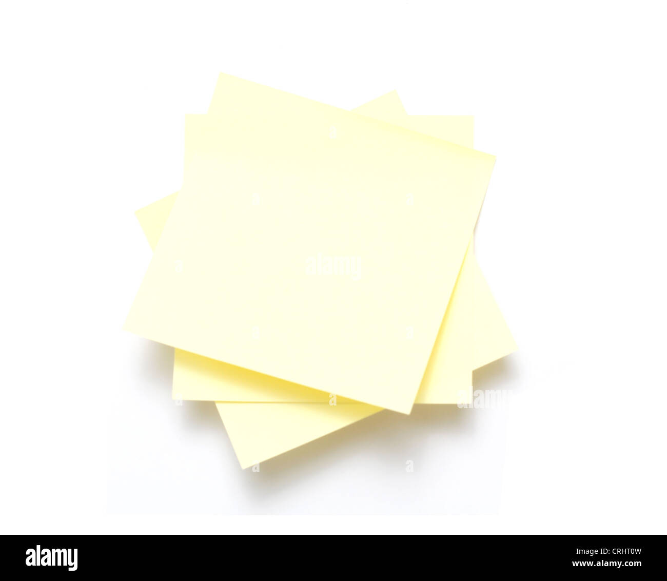 Bulletin board blank post it notes Cut Out Stock Images & Pictures - Alamy