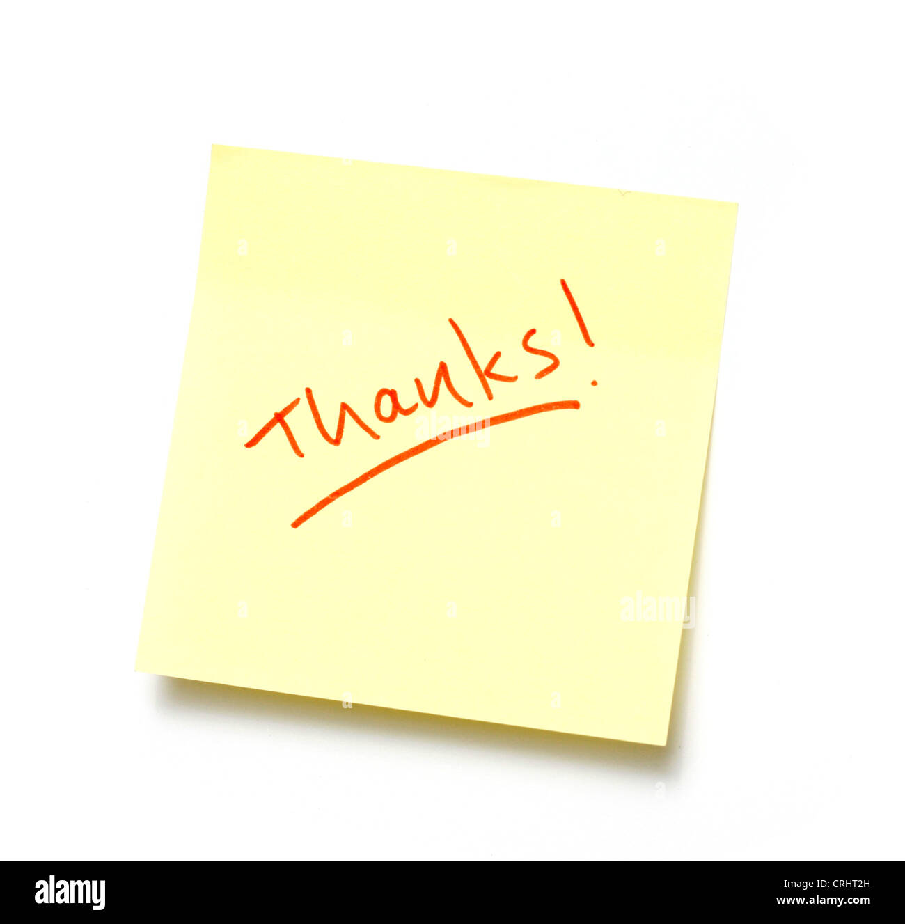 Thank you post it note hi-res stock photography and images - Alamy