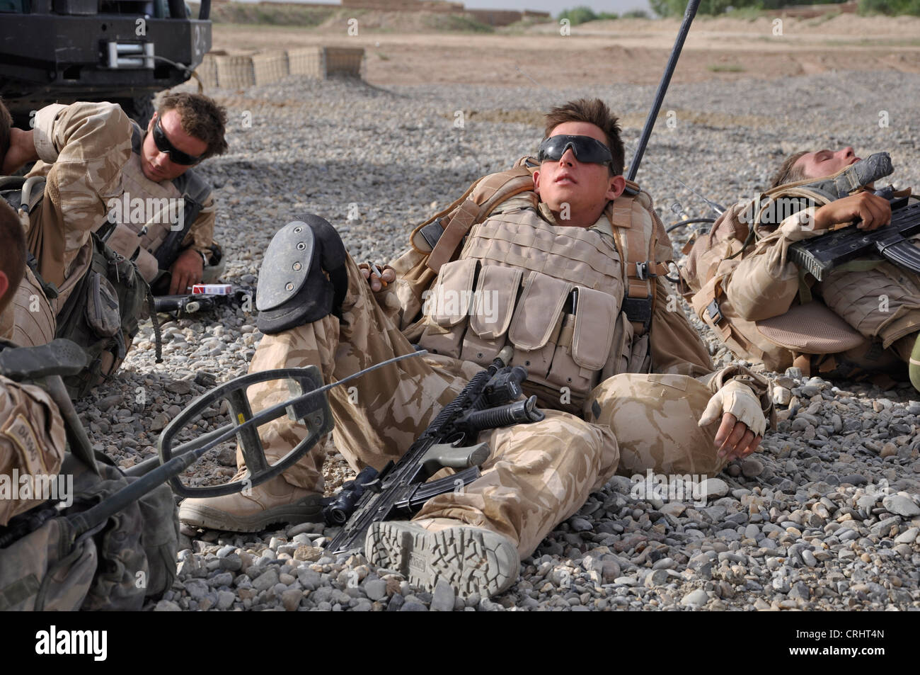 Tired American Soldier