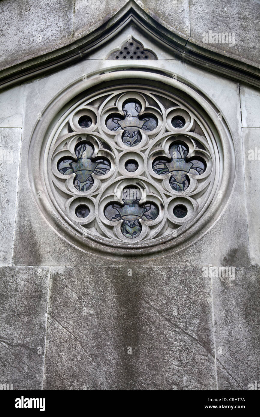 Round Mausoleum Window Stock Photo - Alamy