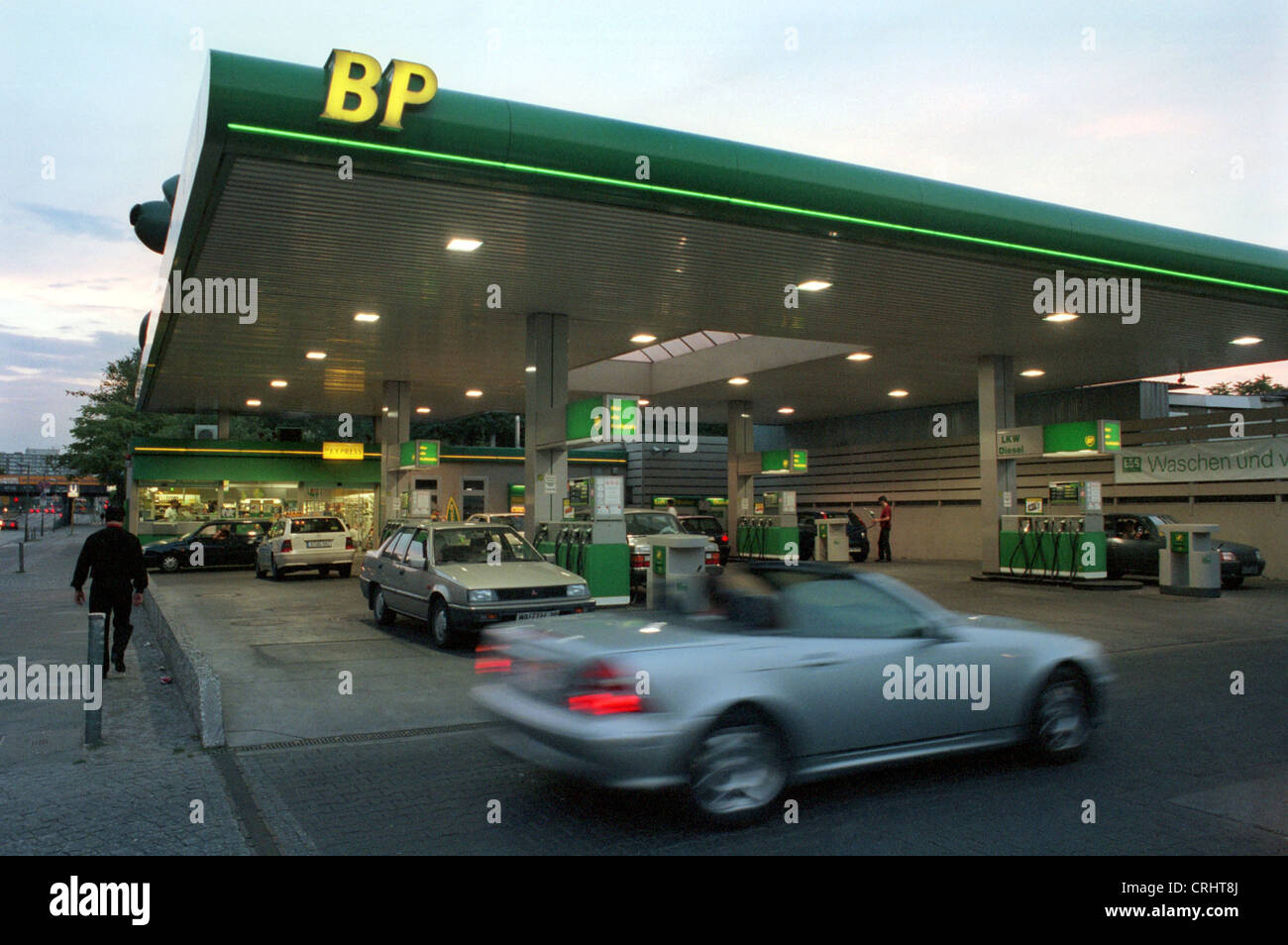 Berlin, Germany, BP station Stock Photo - Alamy