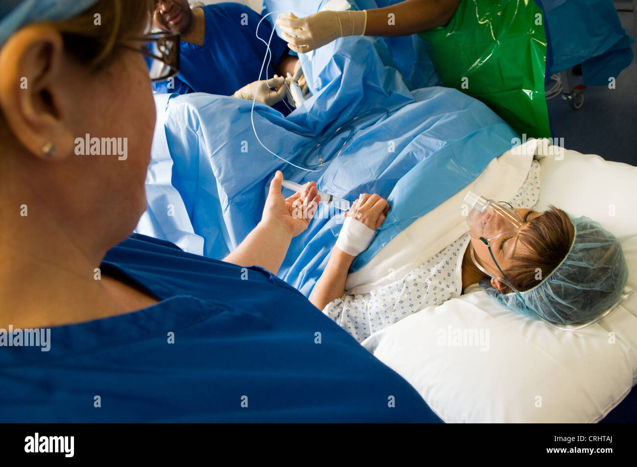 the egg is being collected for ivf treatment Stock Photo - Alamy