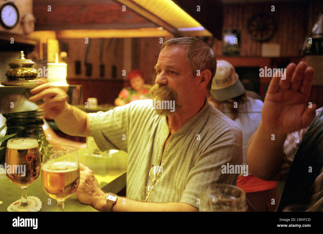 Berlin, Germany, the scene in a corner bar in Neukölln Stock Photo - Alamy