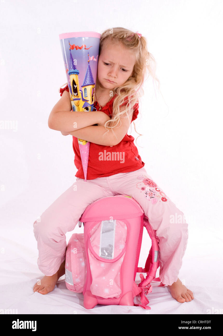 First Grader With First Day of School cornet Don t Want To Go To School first-grader-with-first-day-of-school-cornet-don-t-want-to-go-to-school