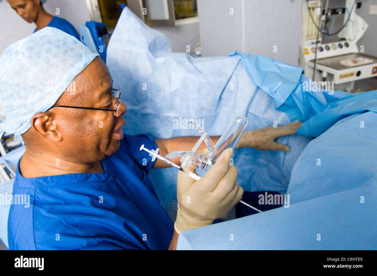the egg is being collected for ivf treatment Stock Photo - Alamy