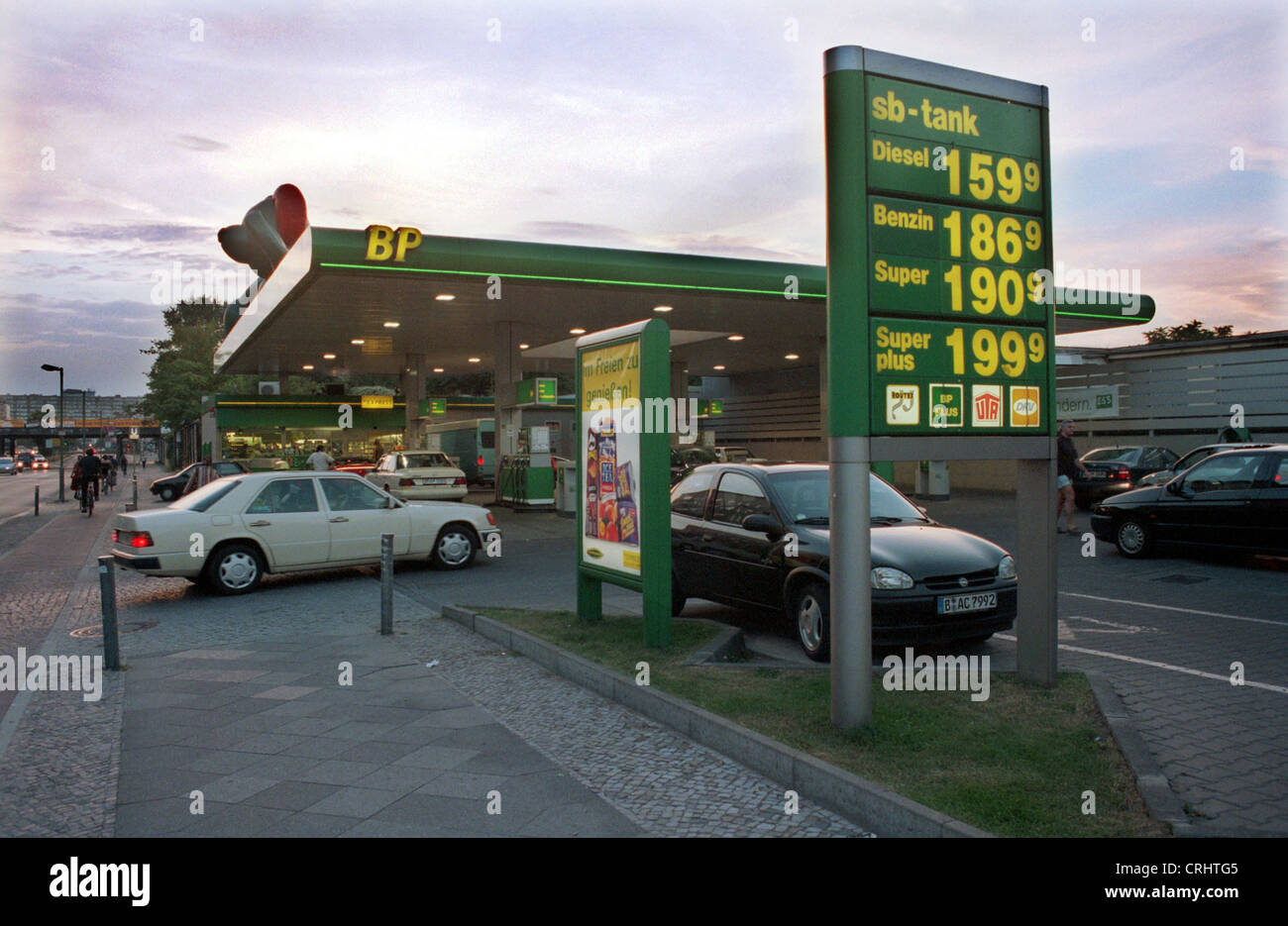 Berlin, Germany, BP station Stock Photo - Alamy