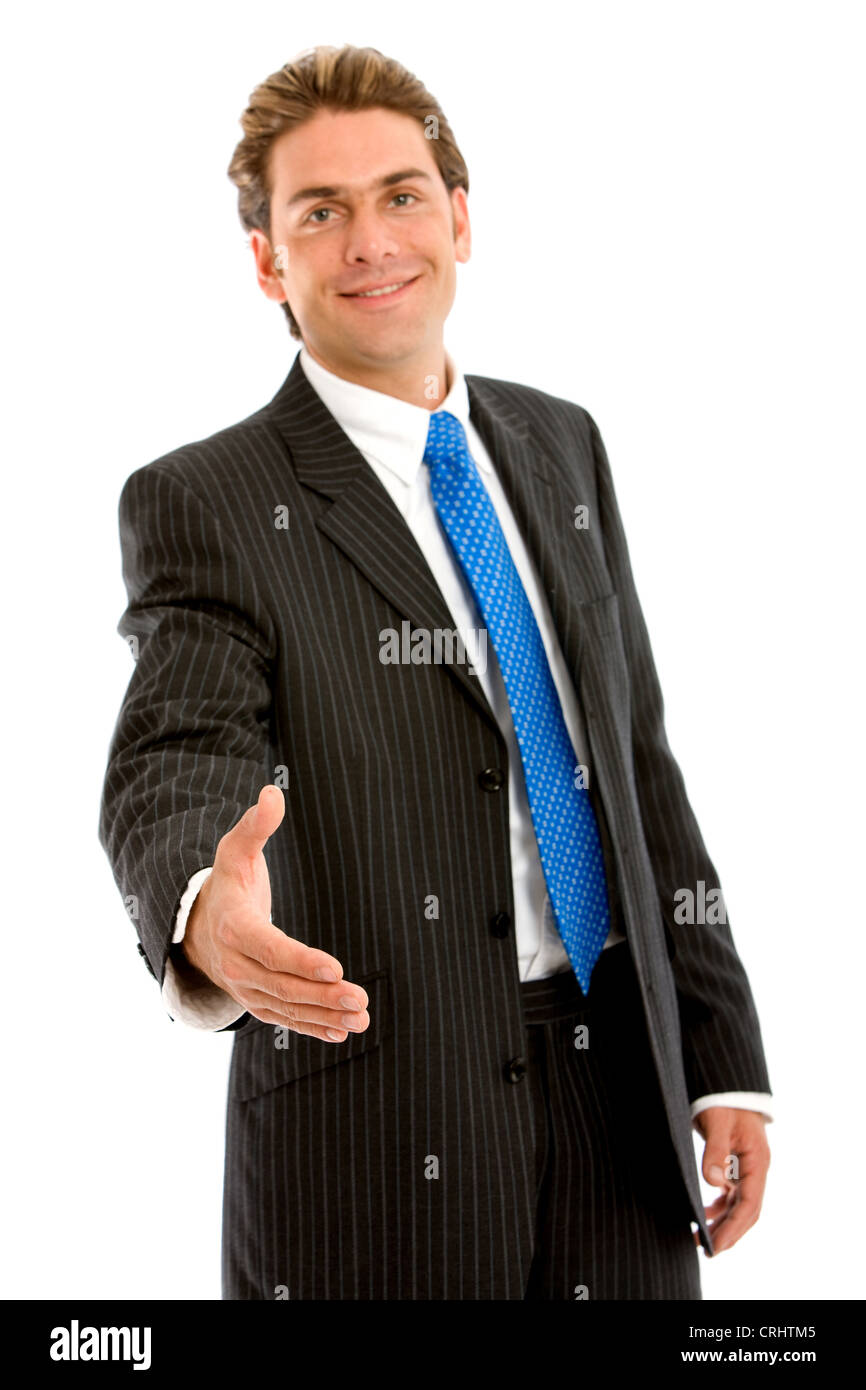 Man extending the hand at front hi-res stock photography and images - Alamy