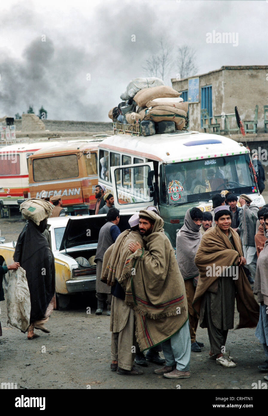 Kabul, Afghanistan, adopted at the central bus station Stock Photo - Alamy