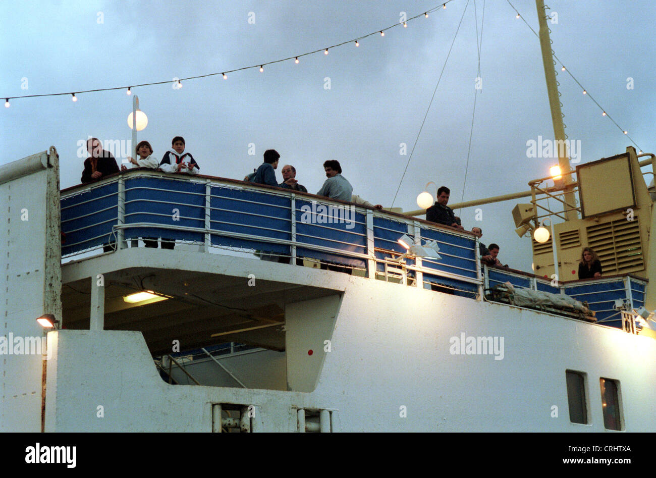 Santa Cruz de Tenerife, Tenerife, Spain, ferry to Gran Canaria Stock ...