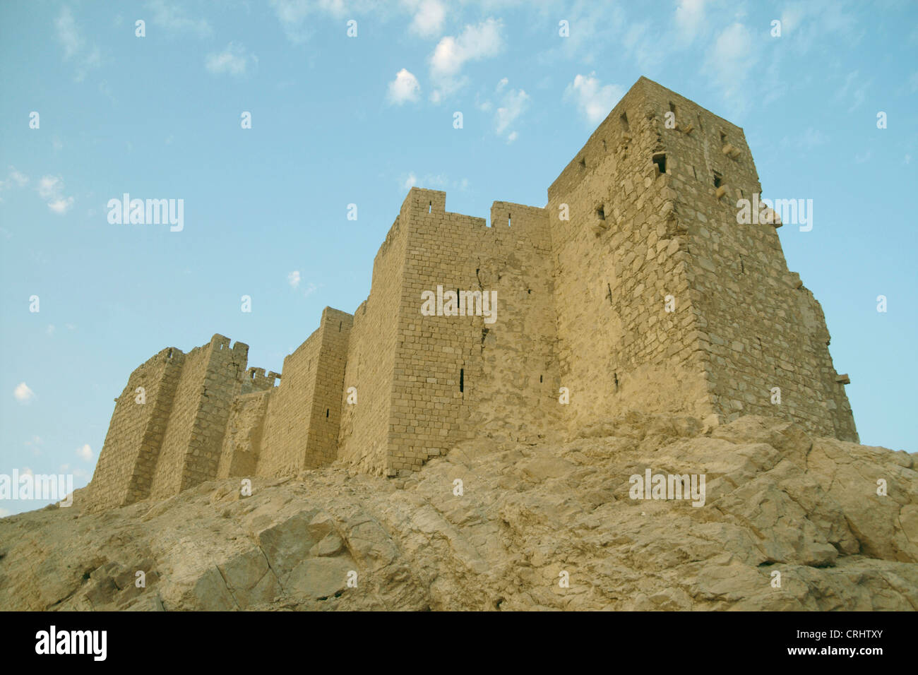 Arab castle, Qala'at Ibn Maan, Syria, Palmyra Stock Photo - Alamy