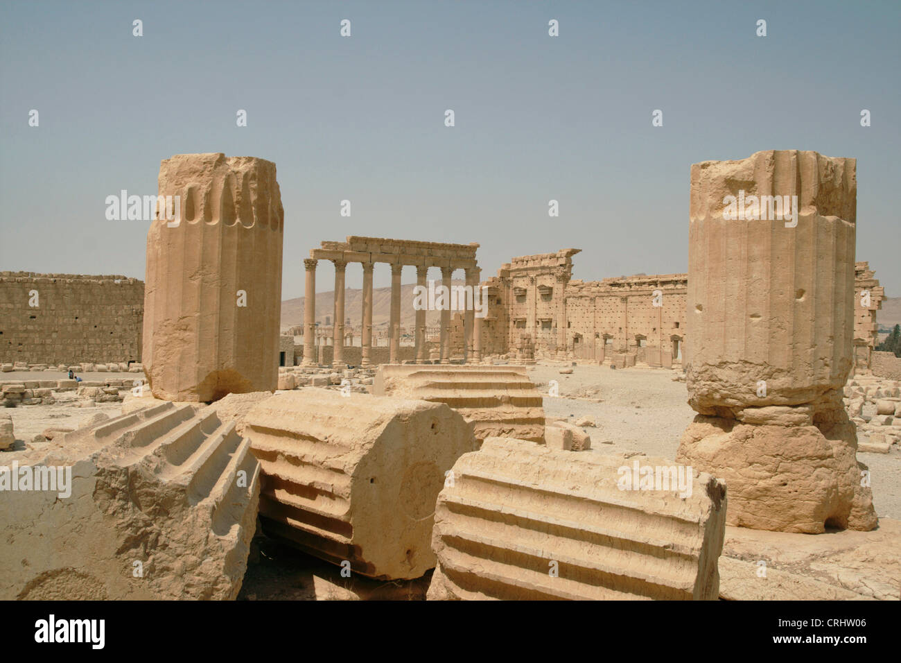Temple of Baal, Syria, Palmyra Stock Photo - Alamy