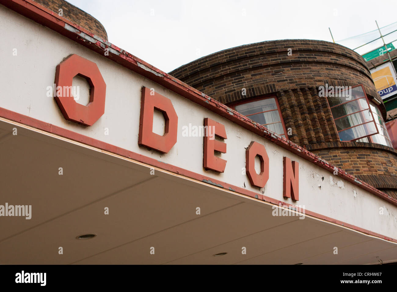 The dilapidated exterior of the old Odeon cinema in York during it's ...