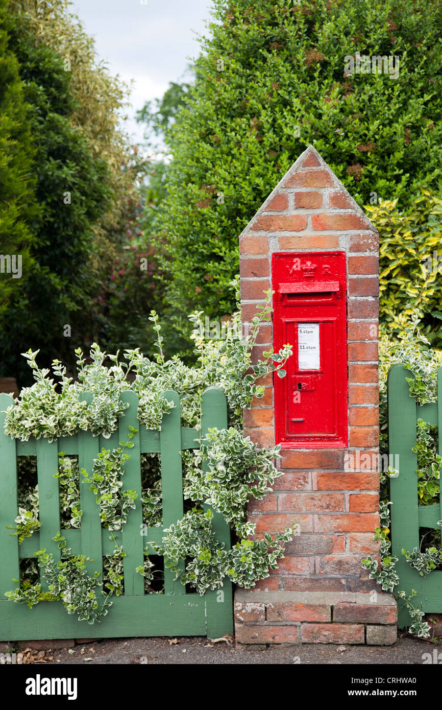 Old Victorian Post Box in Cobham - Surrey - UK Stock Photo - Alamy