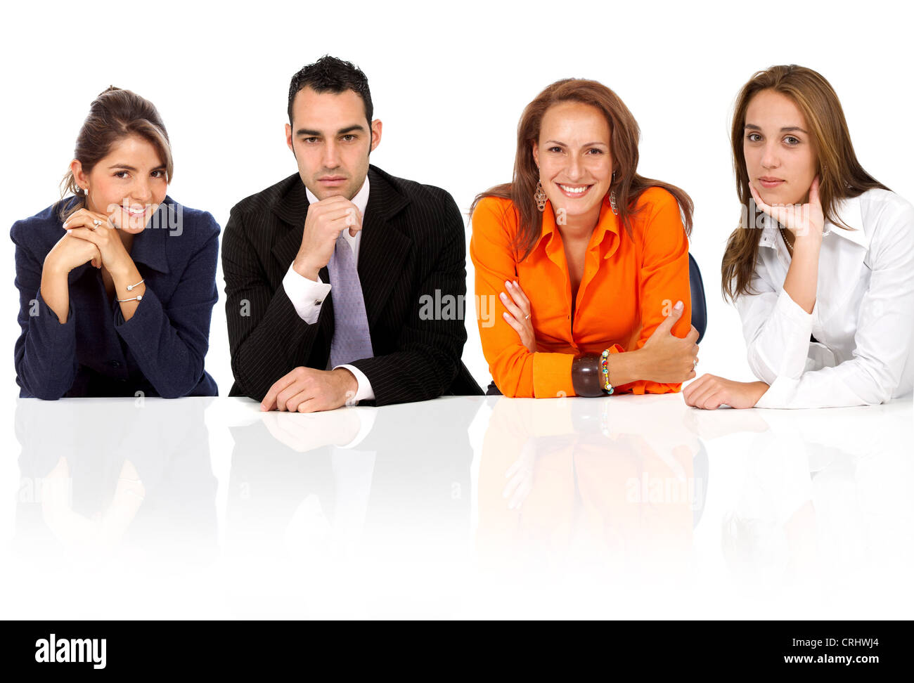 Professional businesspeople in office Cut Out Stock Images & Pictures ...
