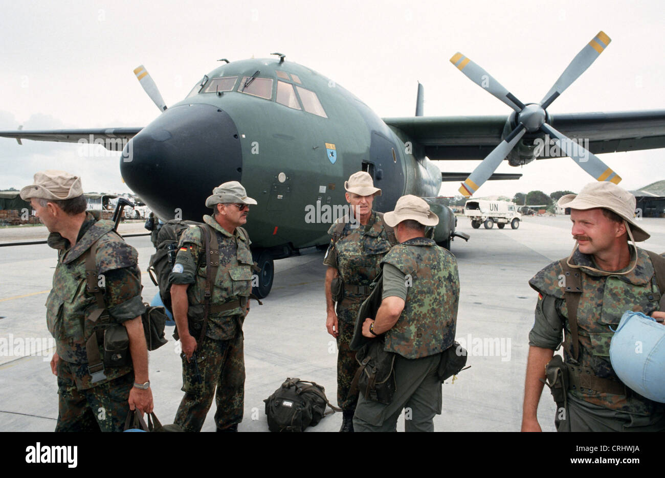 Bundeswehr UNOSOM 2 - mission in Somalia Stock Photo - Alamy