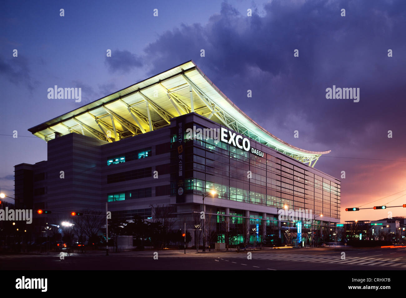 Exco in Daegu Korea Stock Photo - Alamy