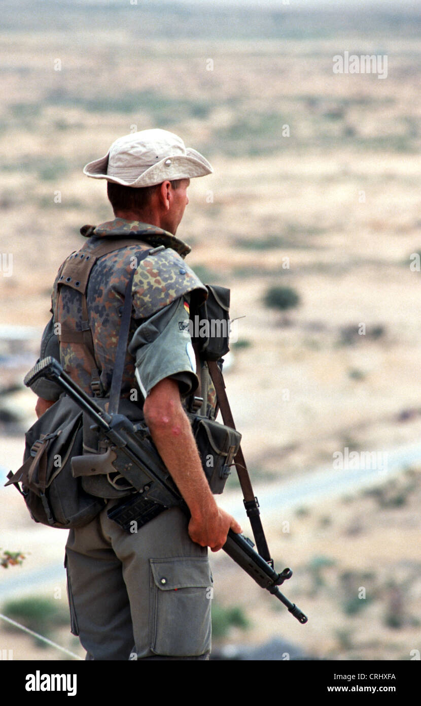 Bundeswehr UNOSOM 2 - mission in Somalia Stock Photo - Alamy