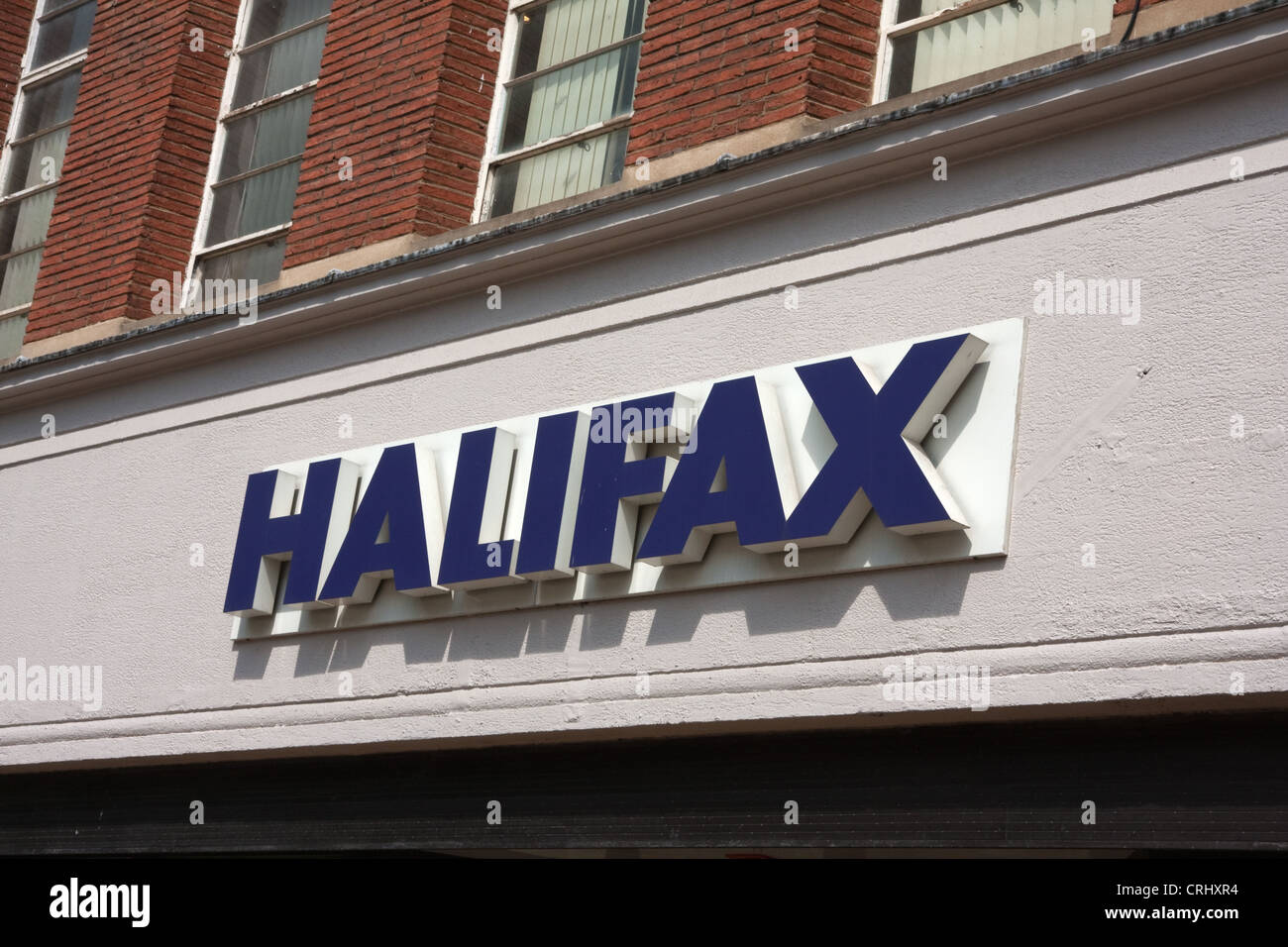 Halifax bank sign hi-res stock photography and images - Alamy