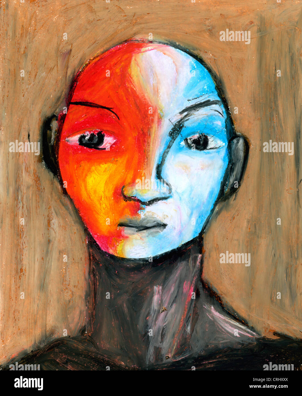 Contemplation contemplative faces portraits hi-res stock photography ...