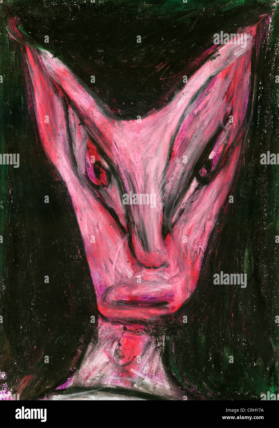 Portrait of a monster Stock Photo - Alamy