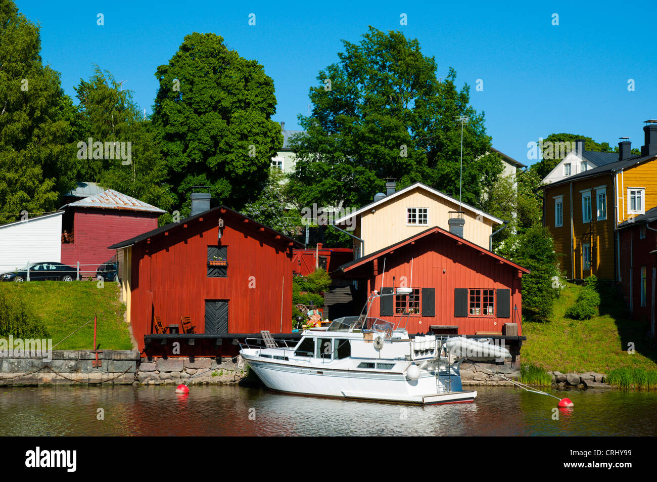 Finland Uusimaa Porvoo Borga Wooden High Resolution Stock Photography ...
