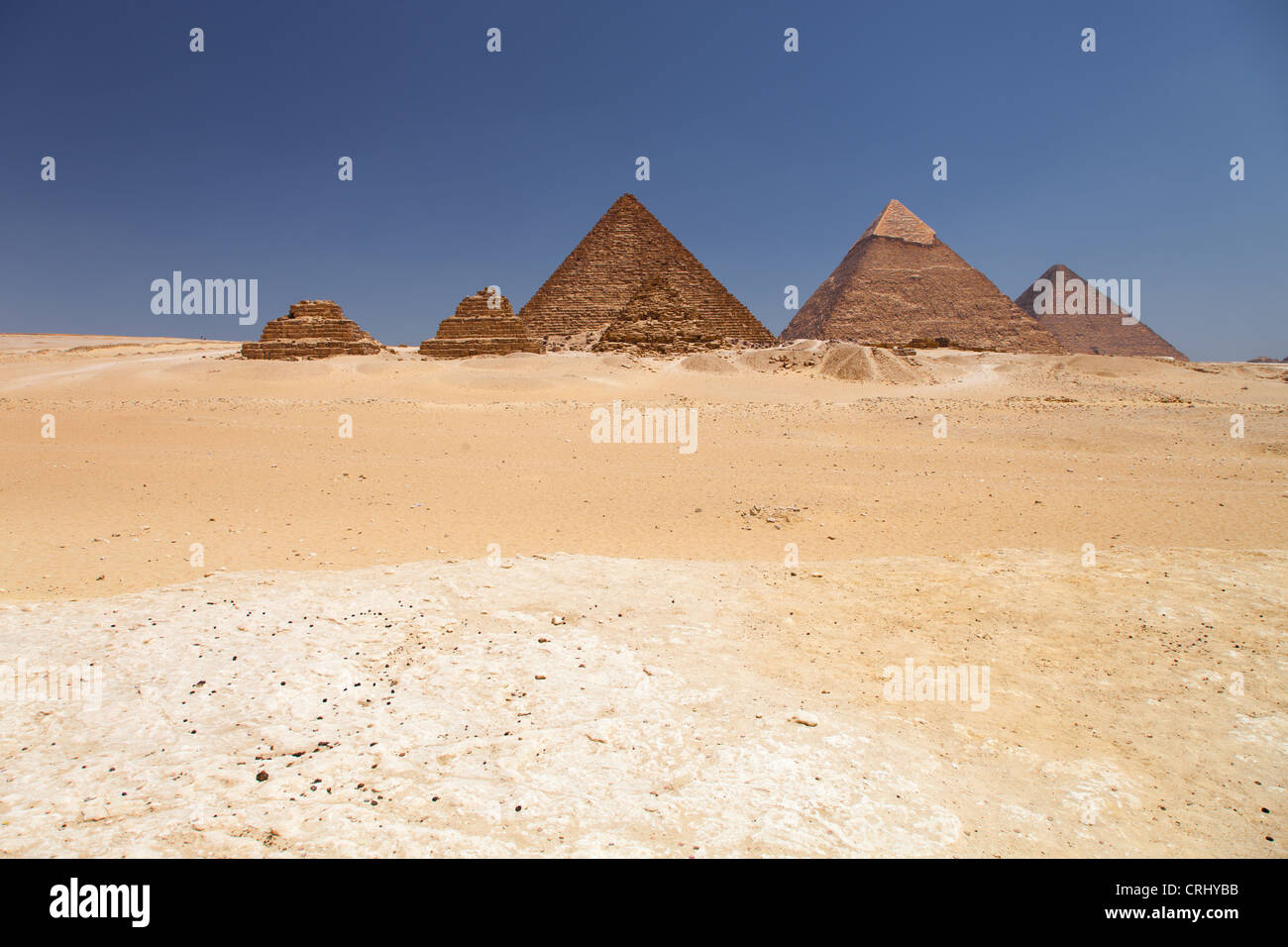 Pyramids of Giza in Cairo, Egypt, Africa Stock Photo - Alamy