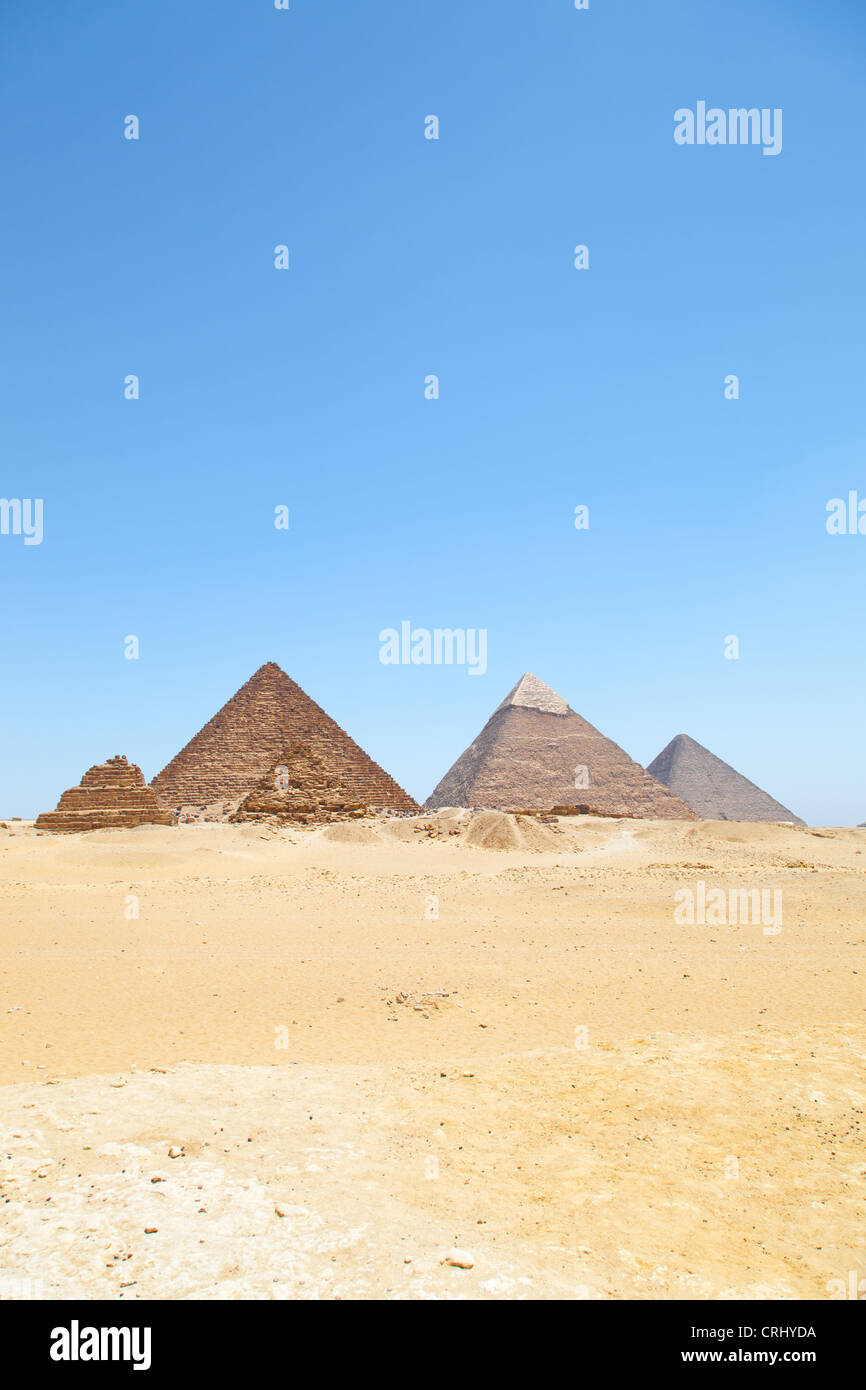 Pyramids of Giza in Cairo, Egypt, Africa Stock Photo - Alamy
