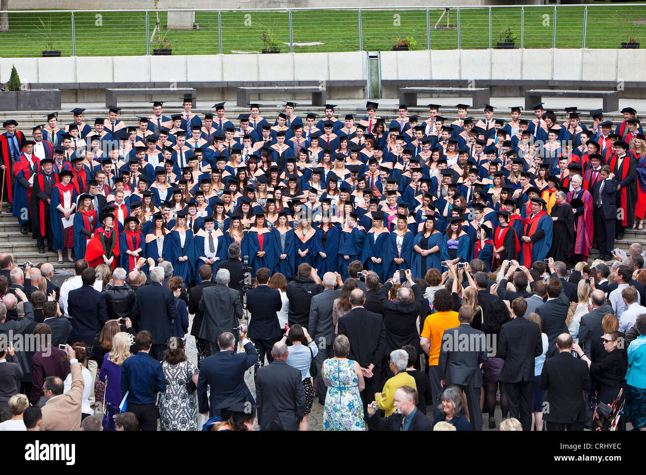 Graduation day at the University of East Anglia in Norwich Stock Photo ...