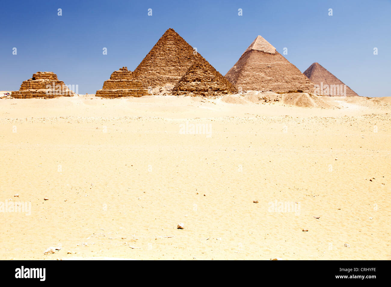 Pyramids with blue sky hi-res stock photography and images - Alamy