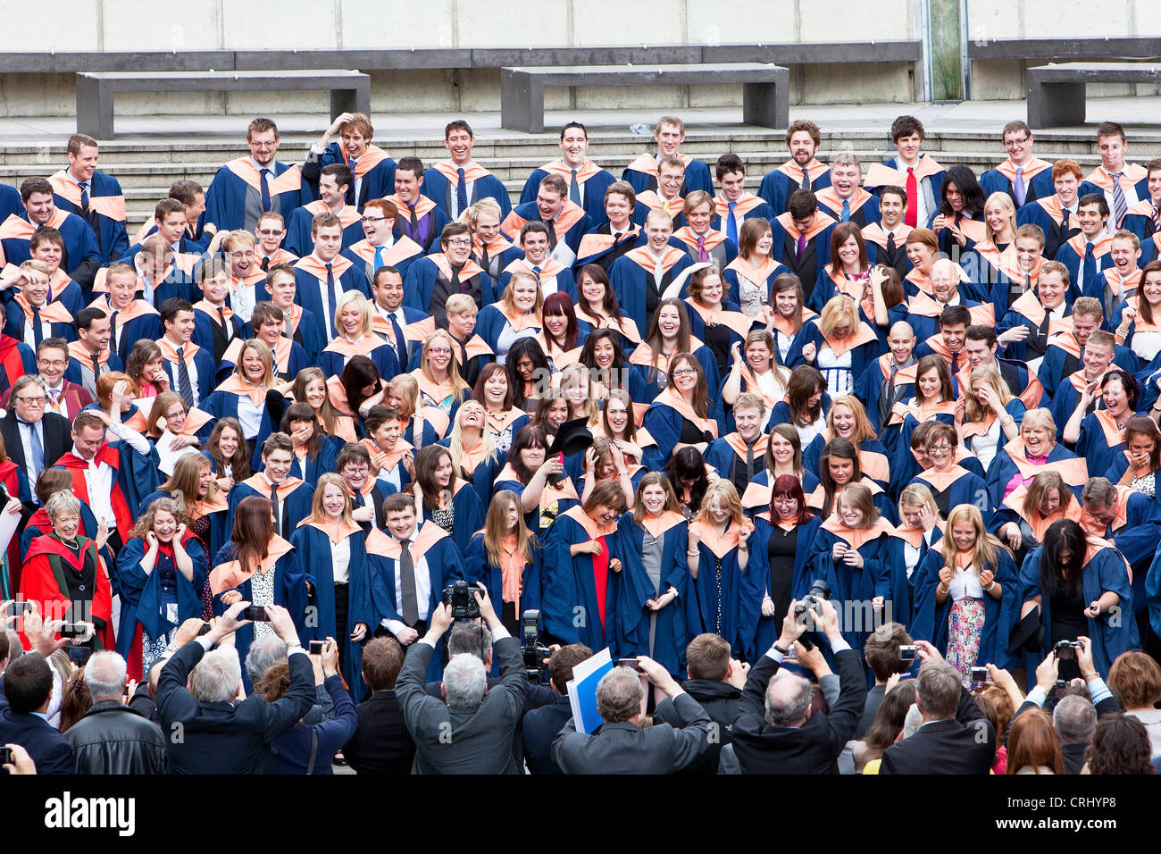 Graduation day at the University of East Anglia in Norwich Stock Photo ...