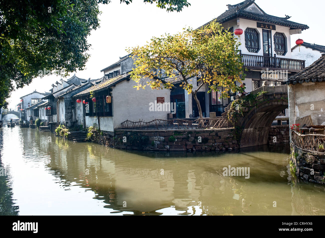 Water town in China - Zhouzhuang Stock Photo - Alamy