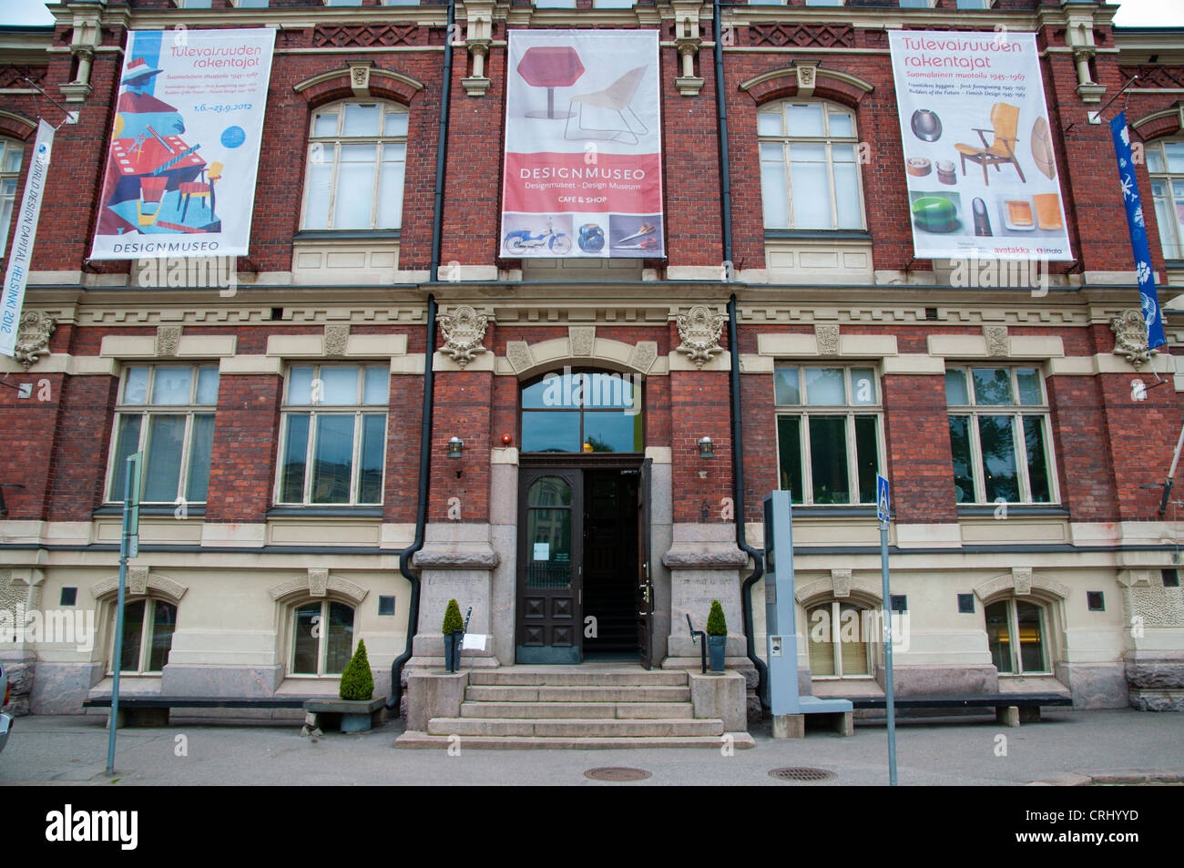 Designmuseo the arts and design museum exterior central Helsinki ...