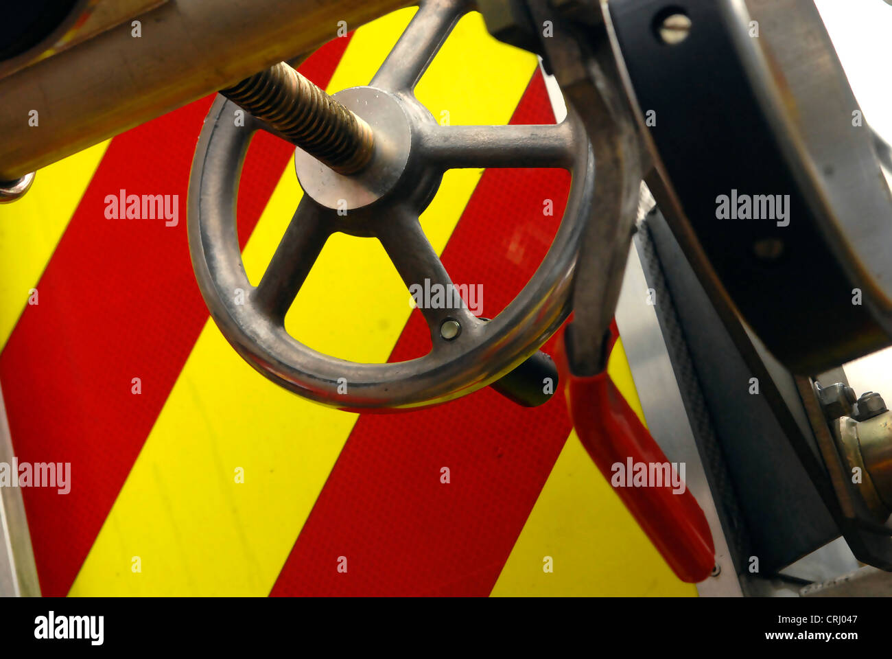 A valve on a fire engine used to control the flow of water through the ...