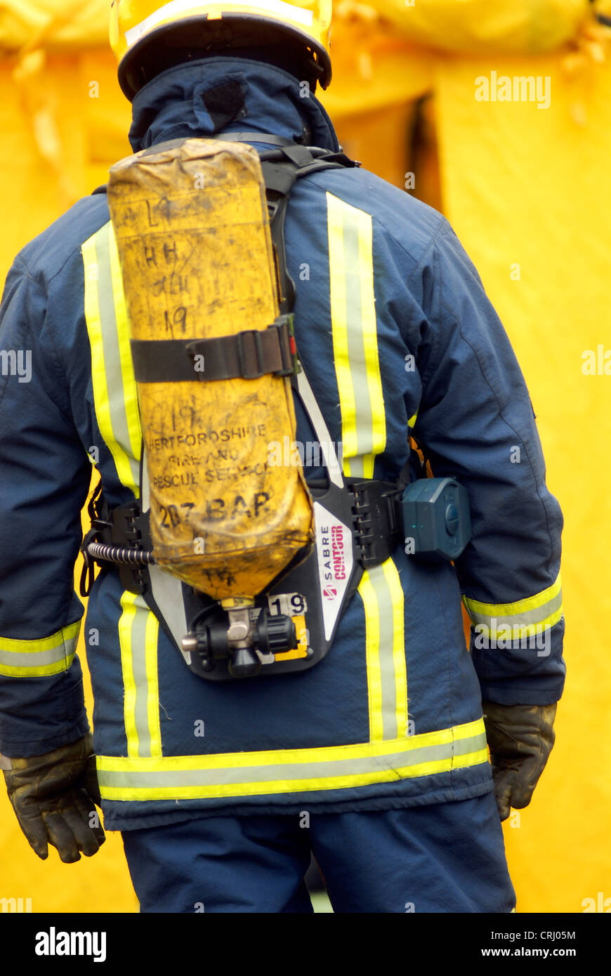 Firefighting breathing apparatus Stock Photo - Alamy