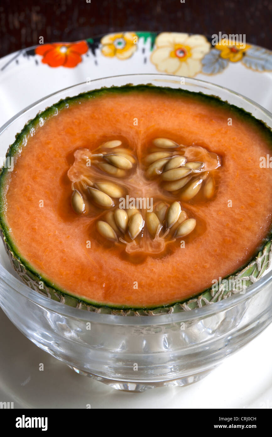 Open cut melon hi-res stock photography and images - Alamy