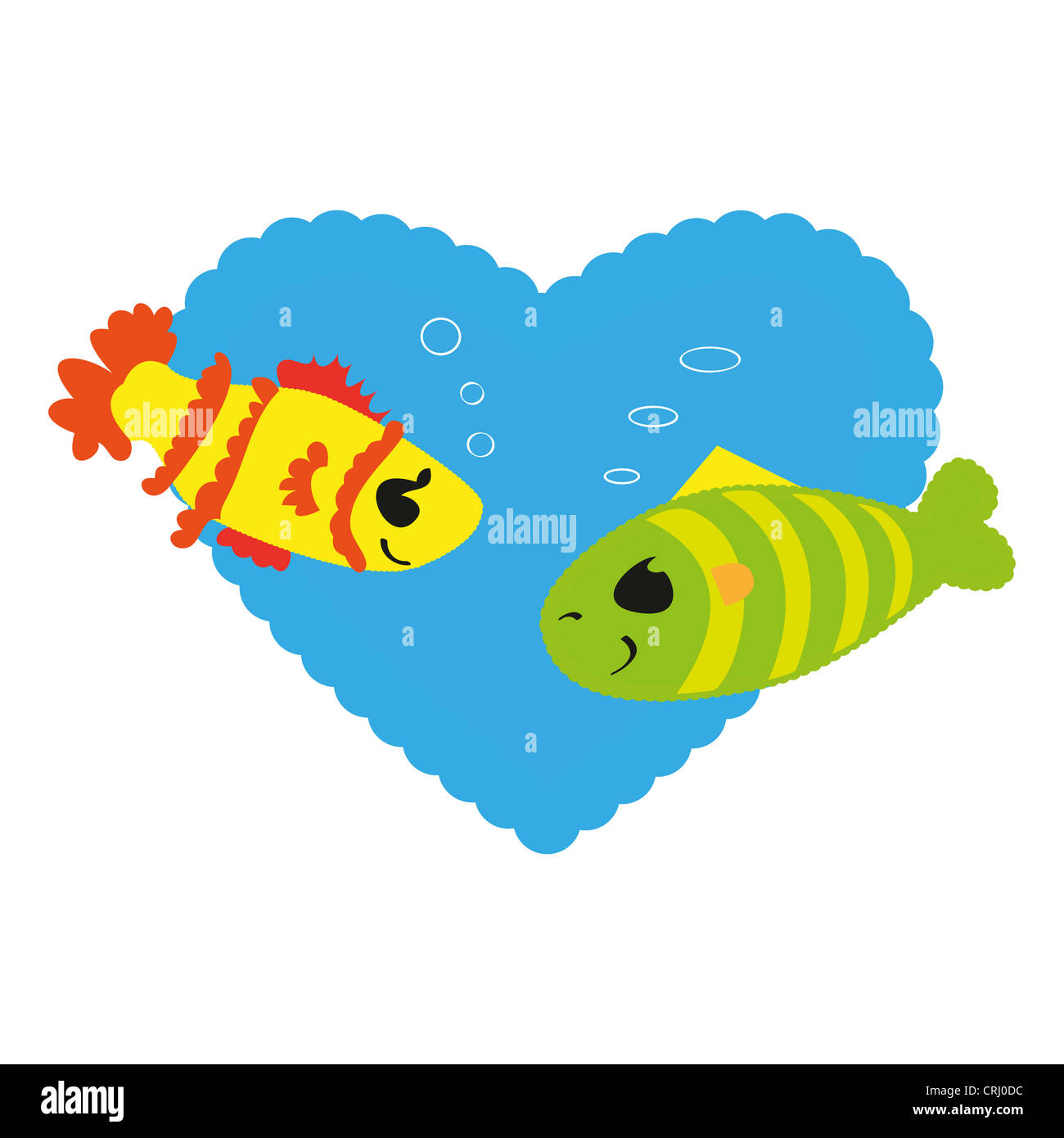 Cute Fish Love Clip Art
