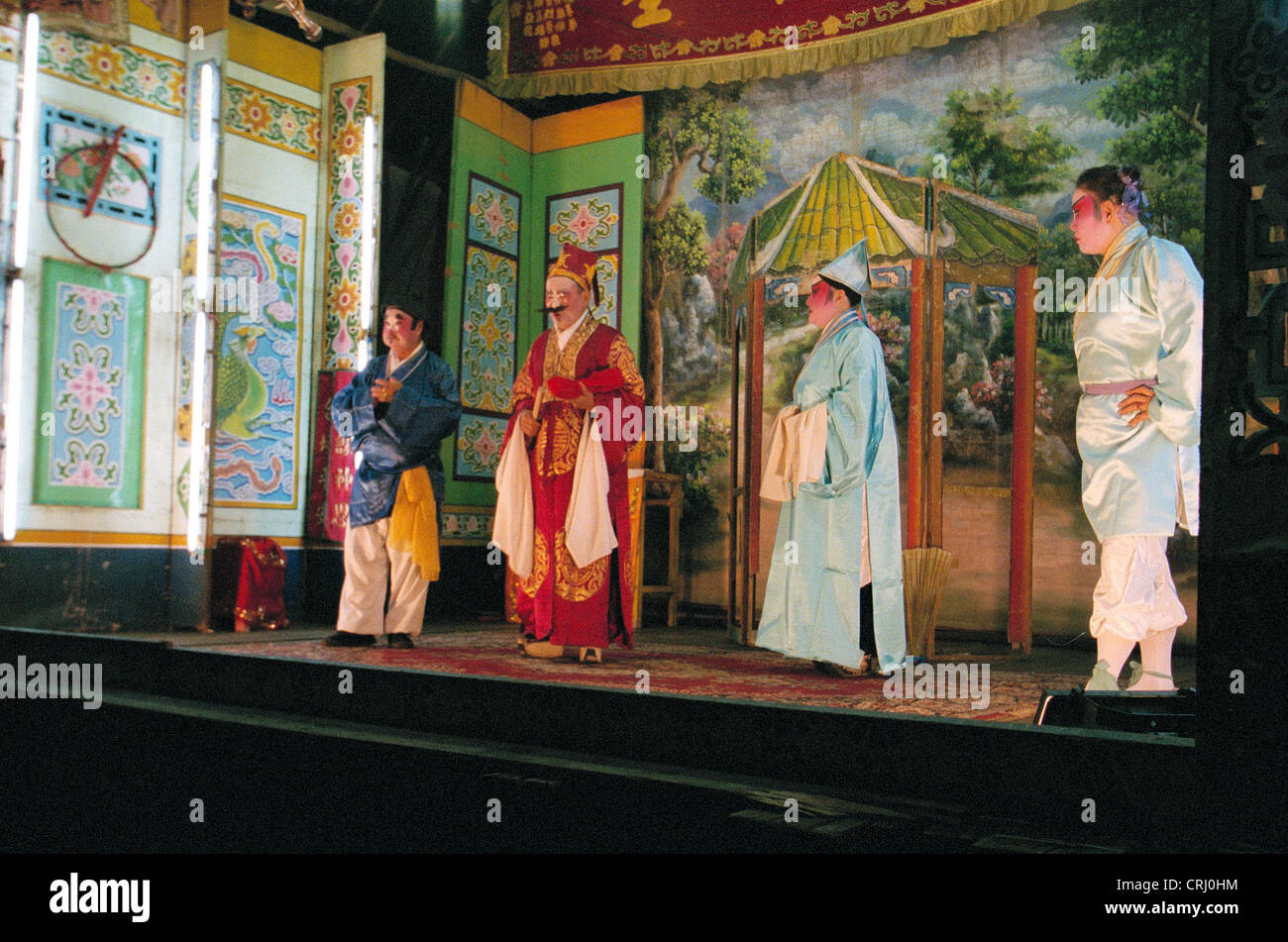 Look at the stage of a street theater in Singapore Stock Photo - Alamy