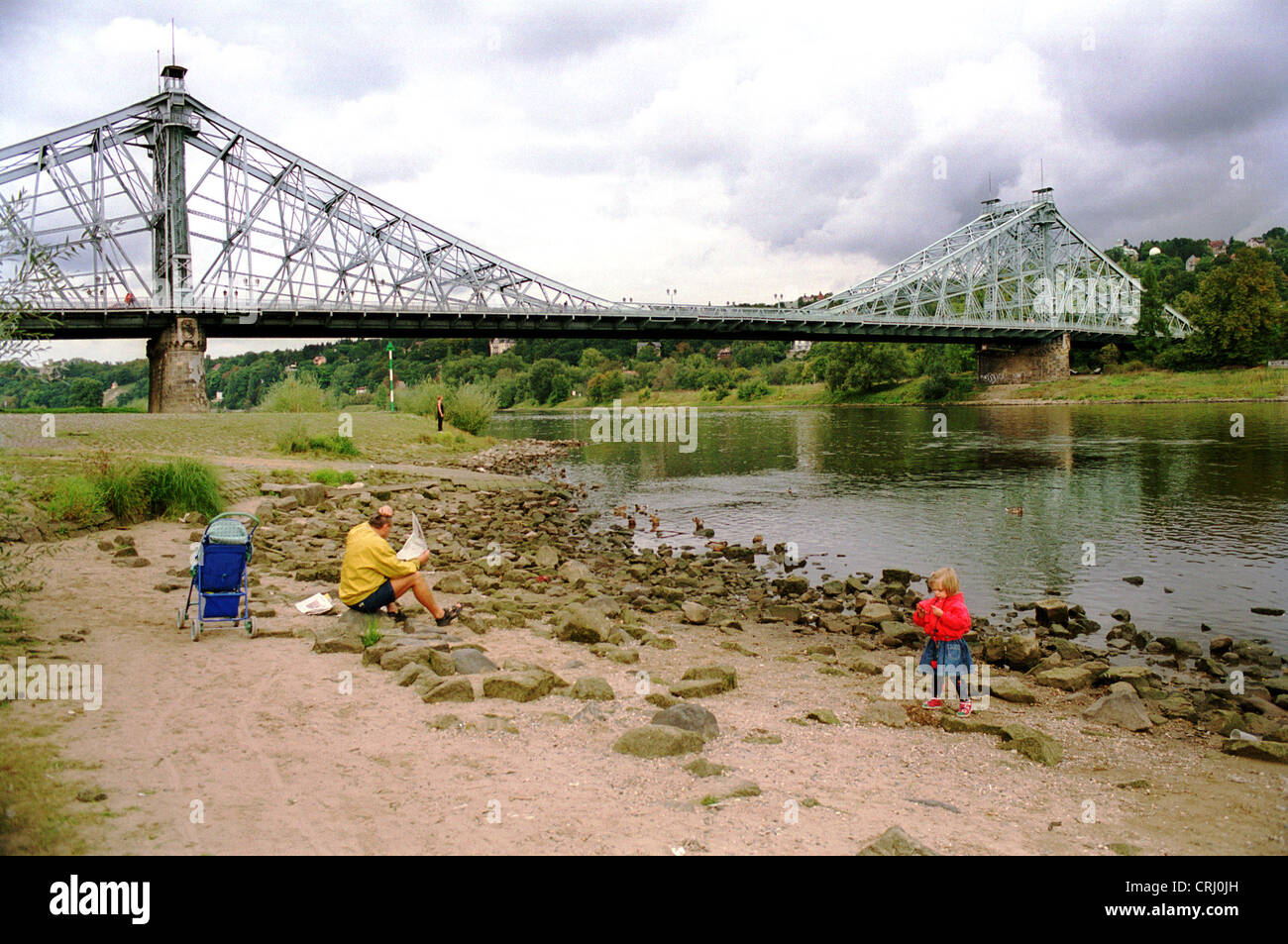 The Blue Wonder in Dresden Stock Photo - Alamy